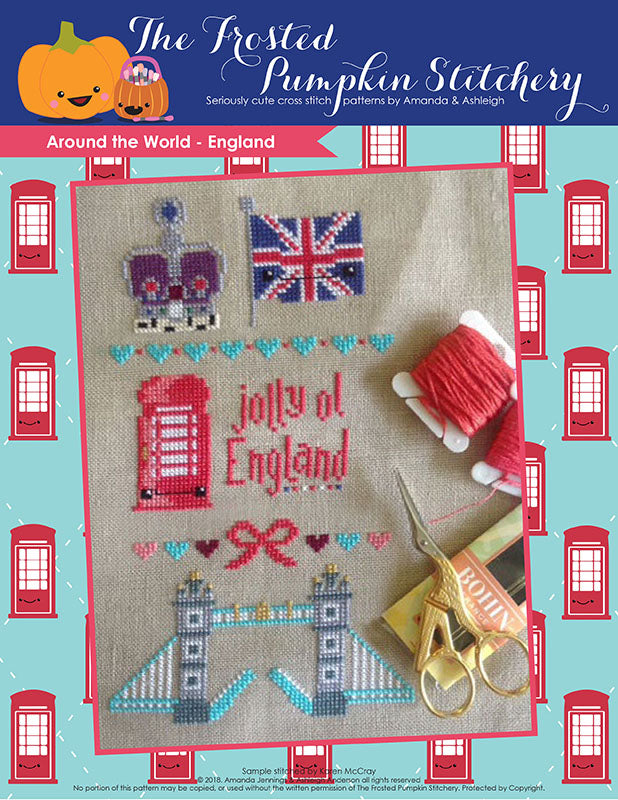 England Cross Stitch Patterns – The Frosted Pumpkin Stitchery